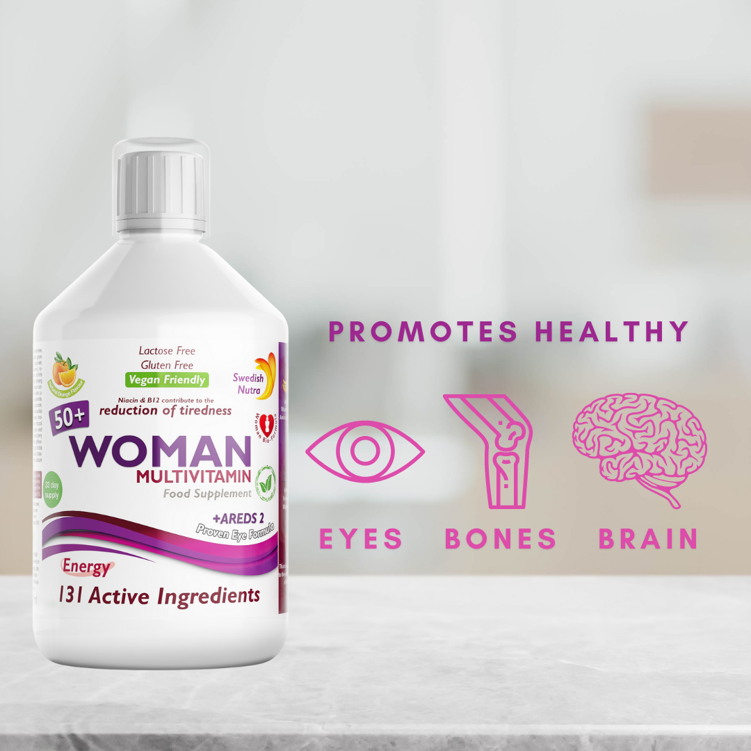 Buy SWEDISH NUTRA WOMAN ACT 50+ MULVIT 500ML | Chemco Pharmacy