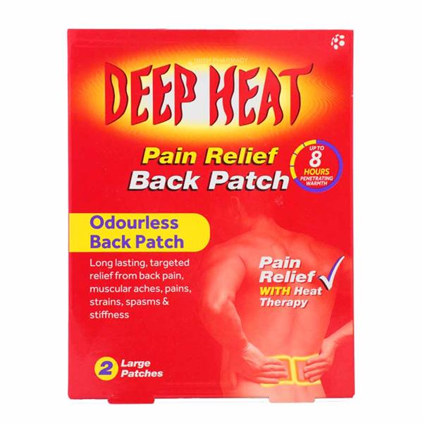 Buy DEEP HEAT PAIN RELIEF BACK PATCH 2PK | Chemco Pharmacy