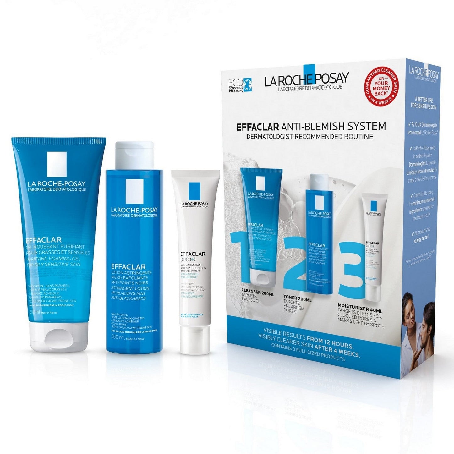 Buy La Roche-Posay Effaclar Anti-Blemish System - Acne Treatment Kit ...