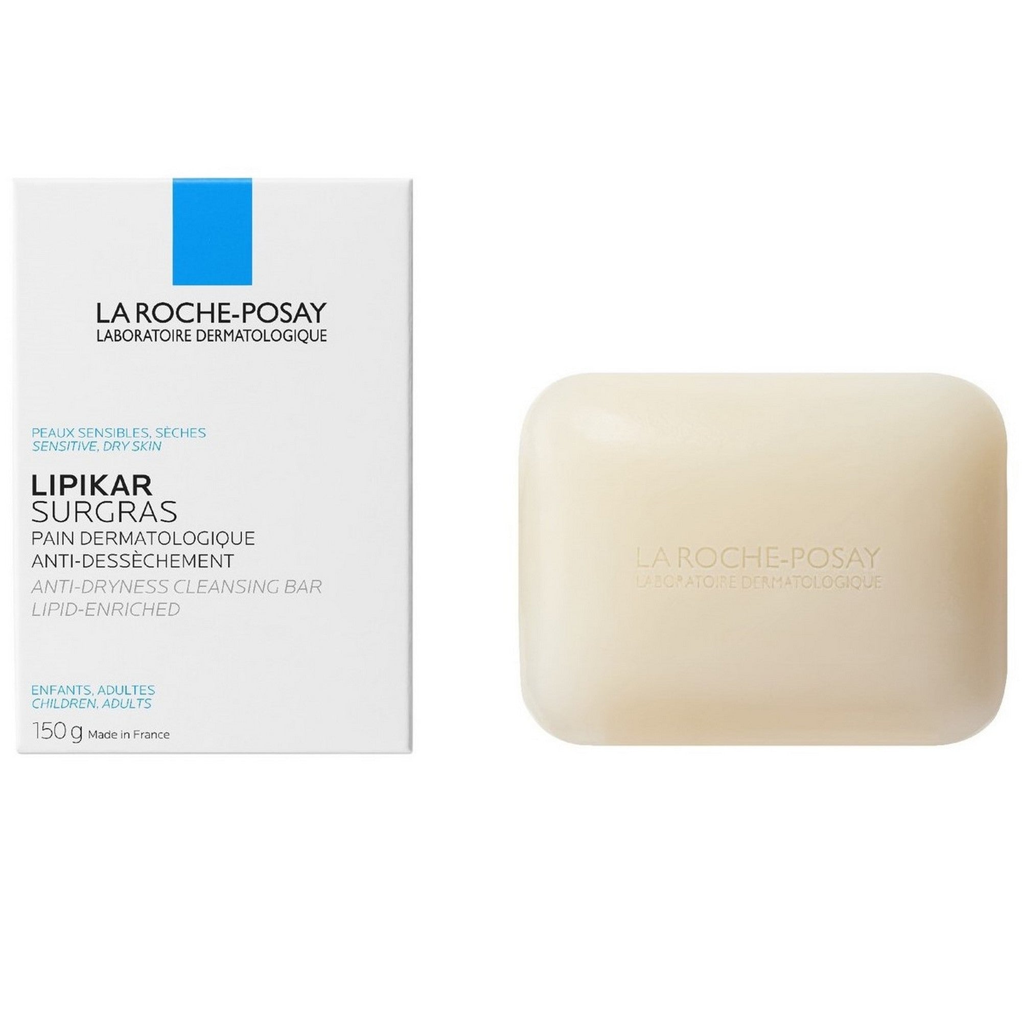 Buy La Roche Posay Lipikar Surgras Lipid-Enriched Cleansing Bar 150g ...