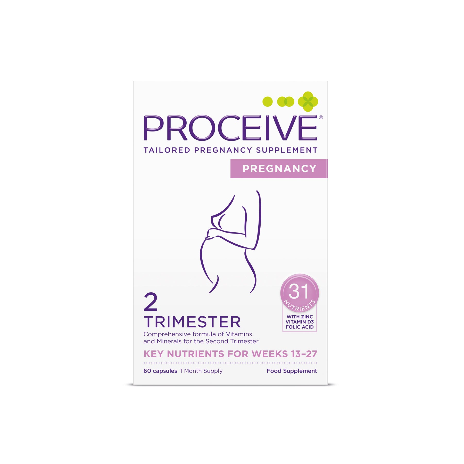 Buy PROCEIVE PREGNANCY T2 - 60 CAPSULES | Chemco Pharmacy