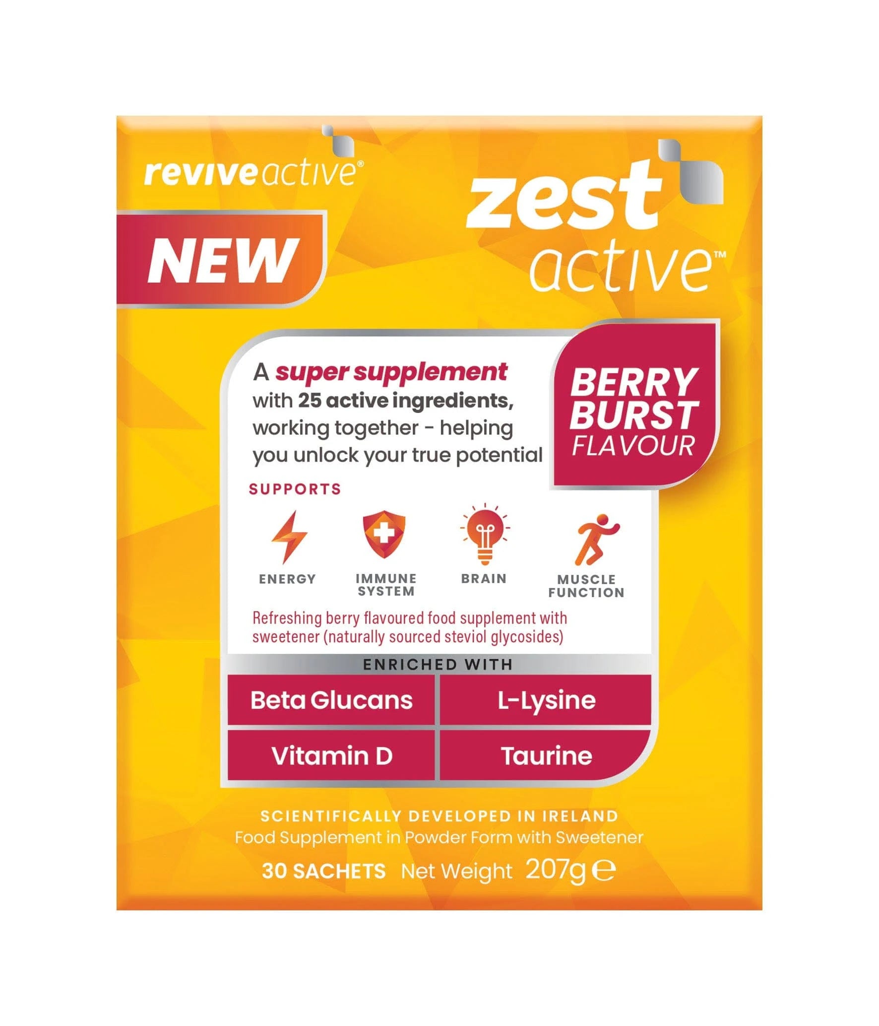 Buy Revive Active Zest Berry Burst 30pk | Chemco Pharmacy