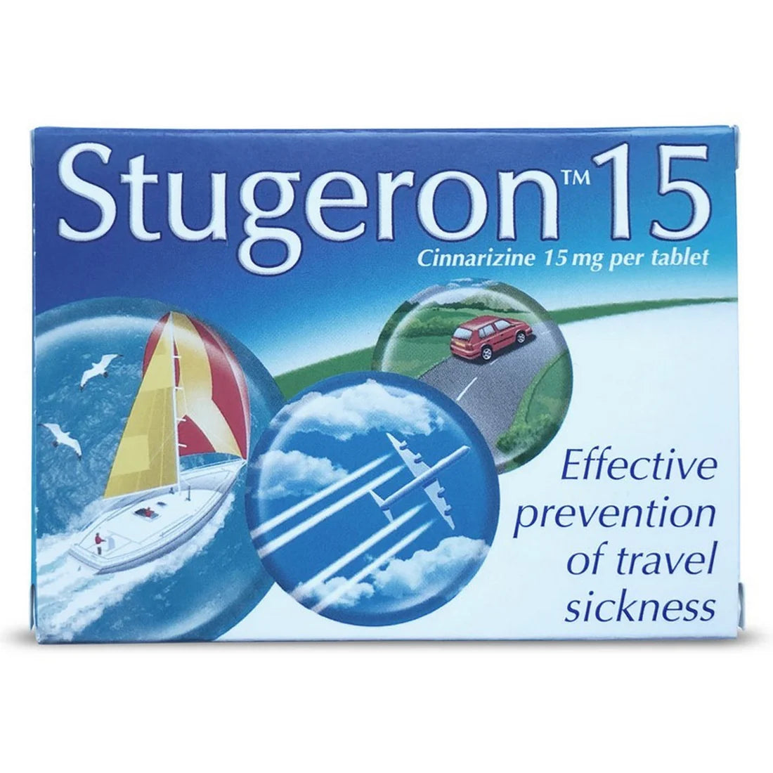 Stugeron 15 mg Cinnarizine Travel Sickness Tablets 15 Pack – Chemco ...