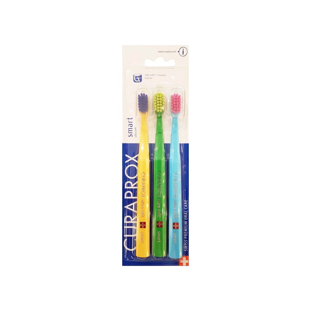 Curaprox CS Smart Triple Pack Toothbrush – Ultra-Soft Precision Clean ...