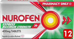 Nurofen Express Maximum Strength Ibuprofen 400mg Tablets 12pk – Chemco ...