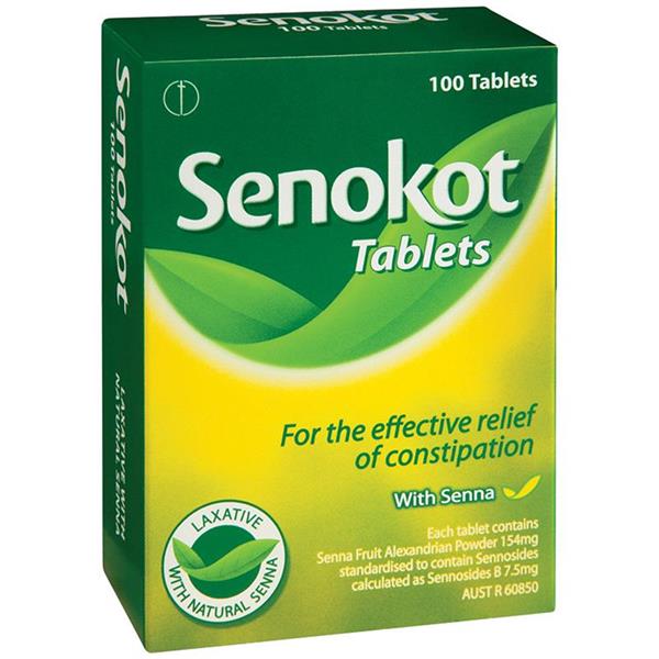 Senokot 100 Tablets – Chemco Pharmacy