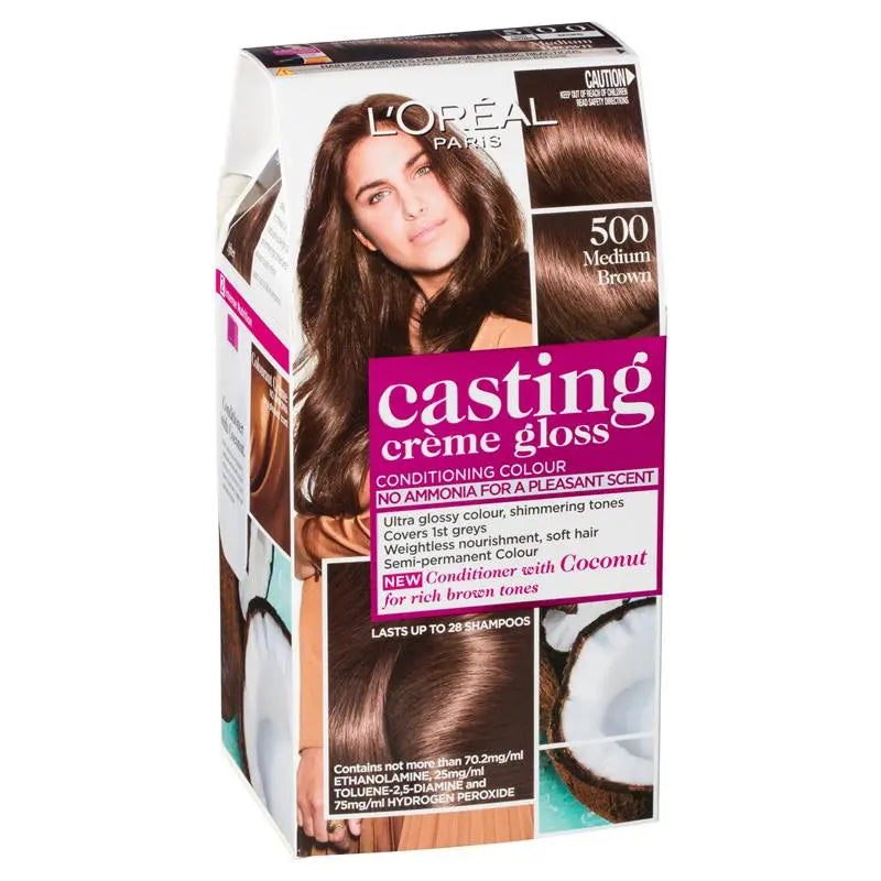 Buy L'OREAL CAST CRÈME 500 MEDIUM BROWN | Chemco Pharmacy